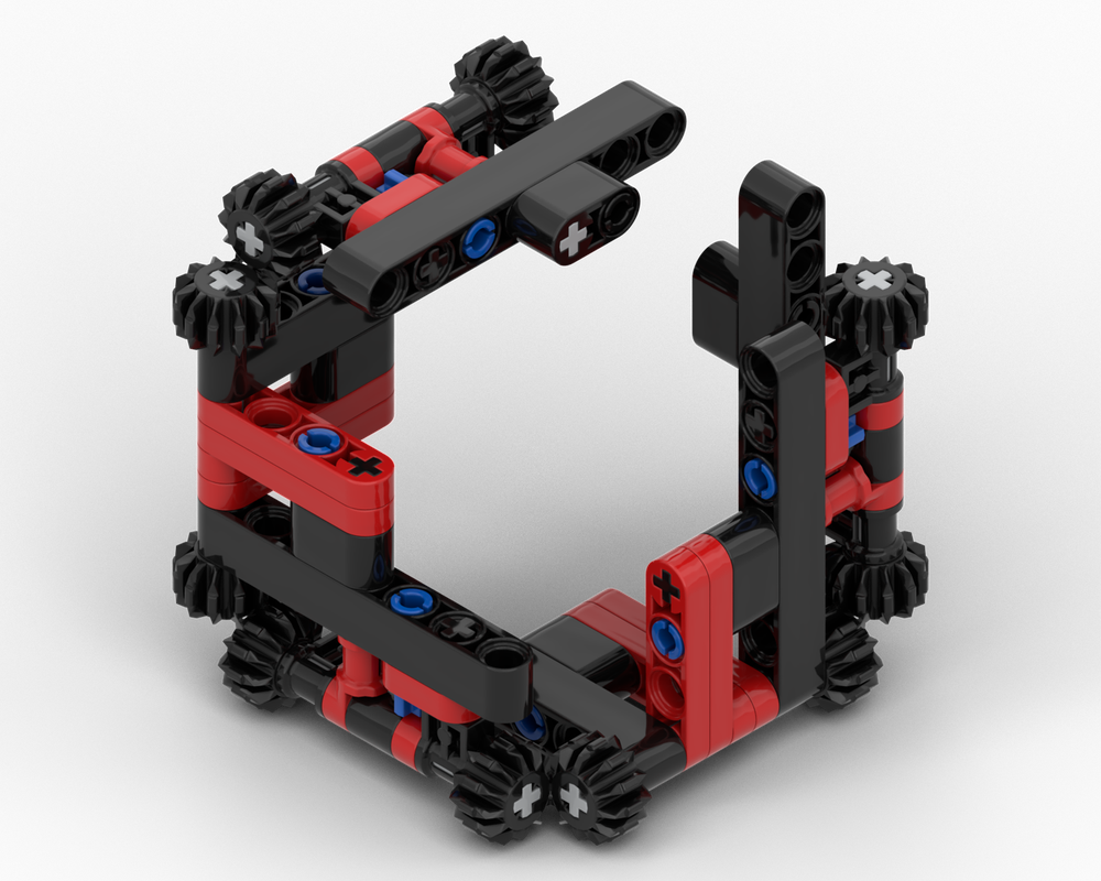 LEGO MOC Folding Cube by 2in1 | Rebrickable - Build with LEGO