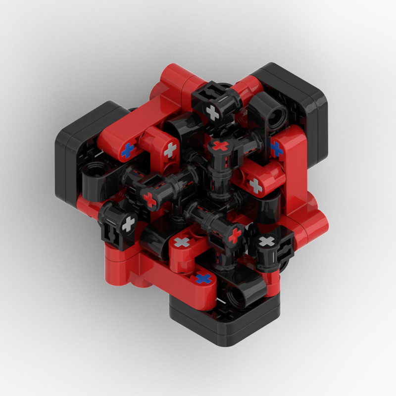 LEGO MOC 3D Gear Rack by 2in1 | Rebrickable - Build with LEGO