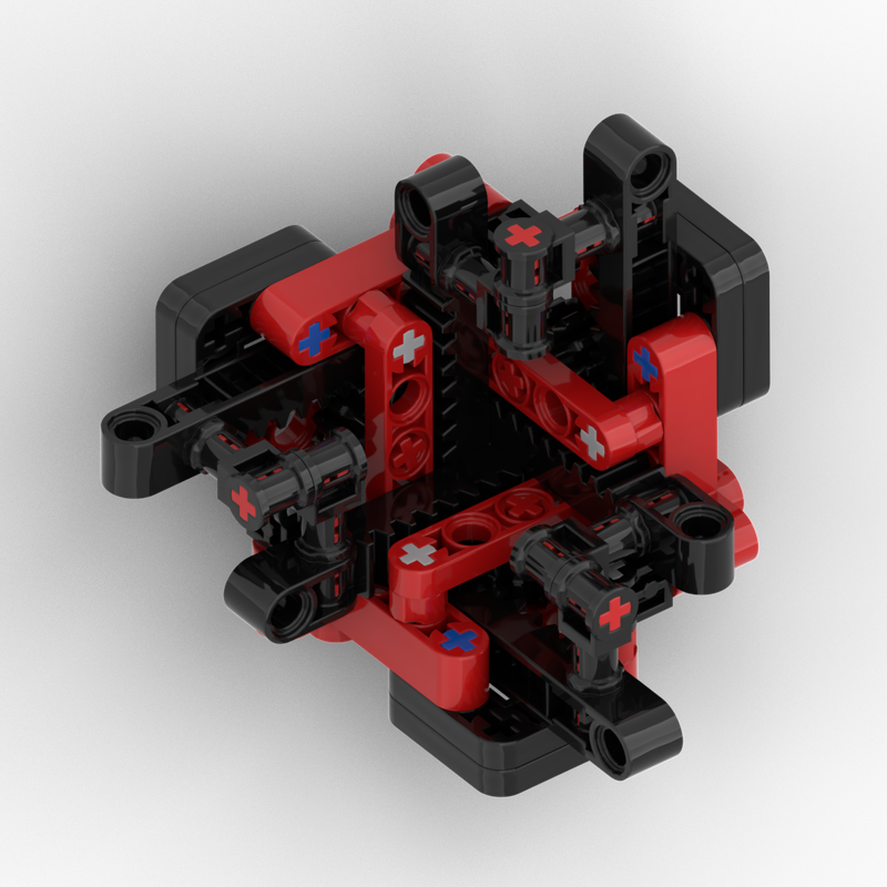 LEGO MOC 3D Gear Rack by 2in1 | Rebrickable - Build with LEGO