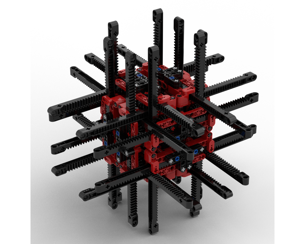 LEGO MOC Expandable Cube by 2in1 | Rebrickable - Build with LEGO