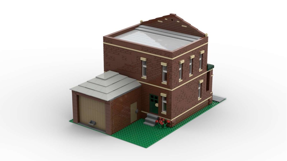 Lego Moc Uptown Flats Modular Building By Michaelbaek Rebrickable