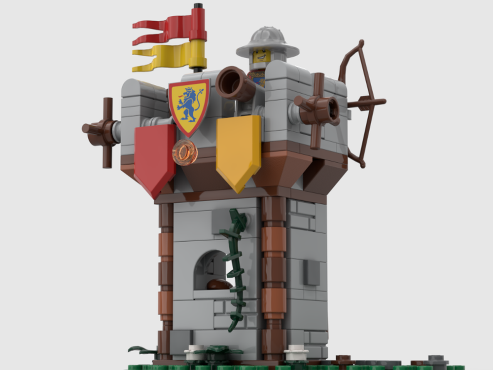 LEGO MOC Knight's Outpost by Duckiequackers | Rebrickable - Build with LEGO