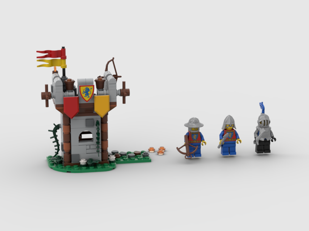 LEGO MOC Knight's Outpost by Duckiequackers | Rebrickable - Build with LEGO