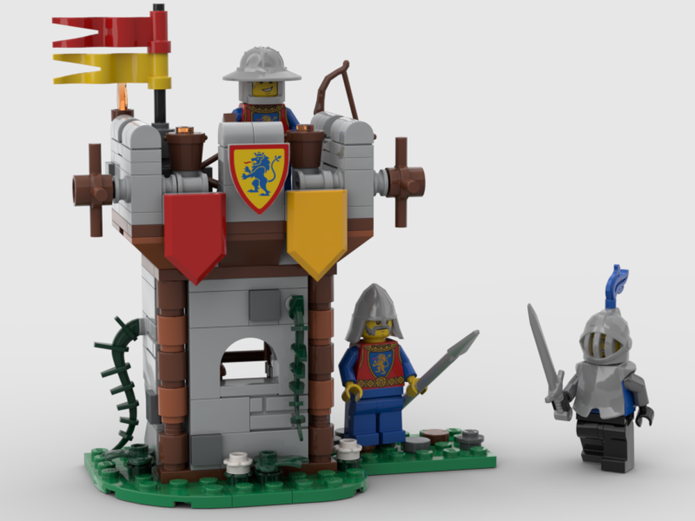 LEGO MOC Knight's Outpost by Duckiequackers | Rebrickable - Build with LEGO