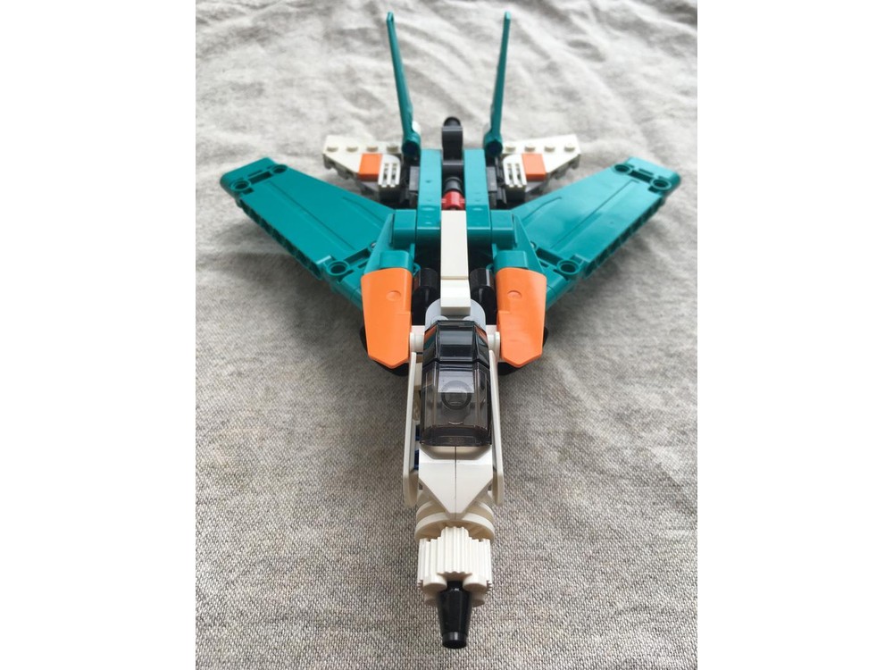 LEGO MOC variable-sweep-wing jet by cocoacao | Rebrickable - Build with ...