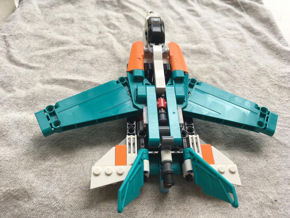 LEGO MOC variable-sweep-wing jet by cocoacao | Rebrickable - Build with ...