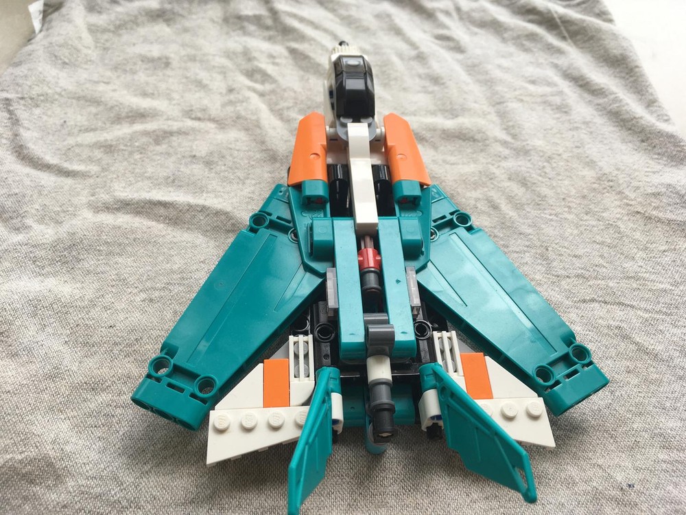LEGO MOC variable-sweep-wing jet by cocoacao | Rebrickable - Build with ...