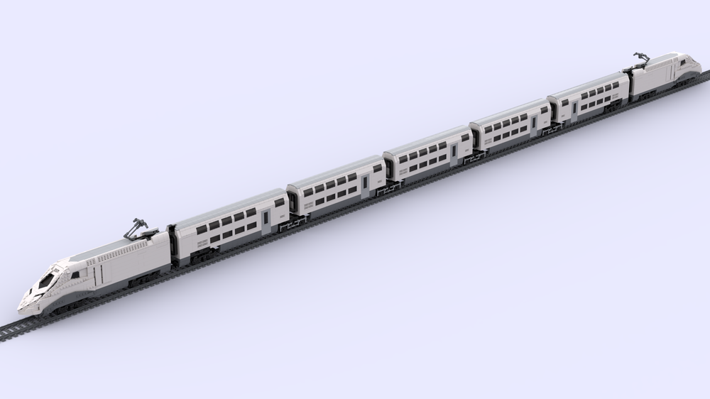 LEGO MOC TGV M by ProKuma | Rebrickable - Build with LEGO