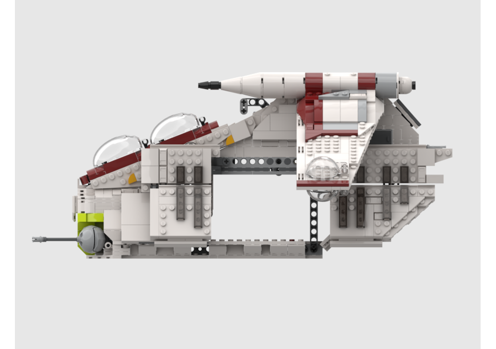 LEGO MOC-190179 Republic Gunship Mod (V2) by Eolingan | Rebrickable ...