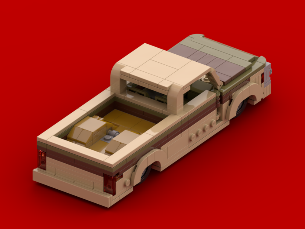 LEGO MOC GMC C10 'Texas Skidmark' by waffl_builds | Rebrickable - Build ...
