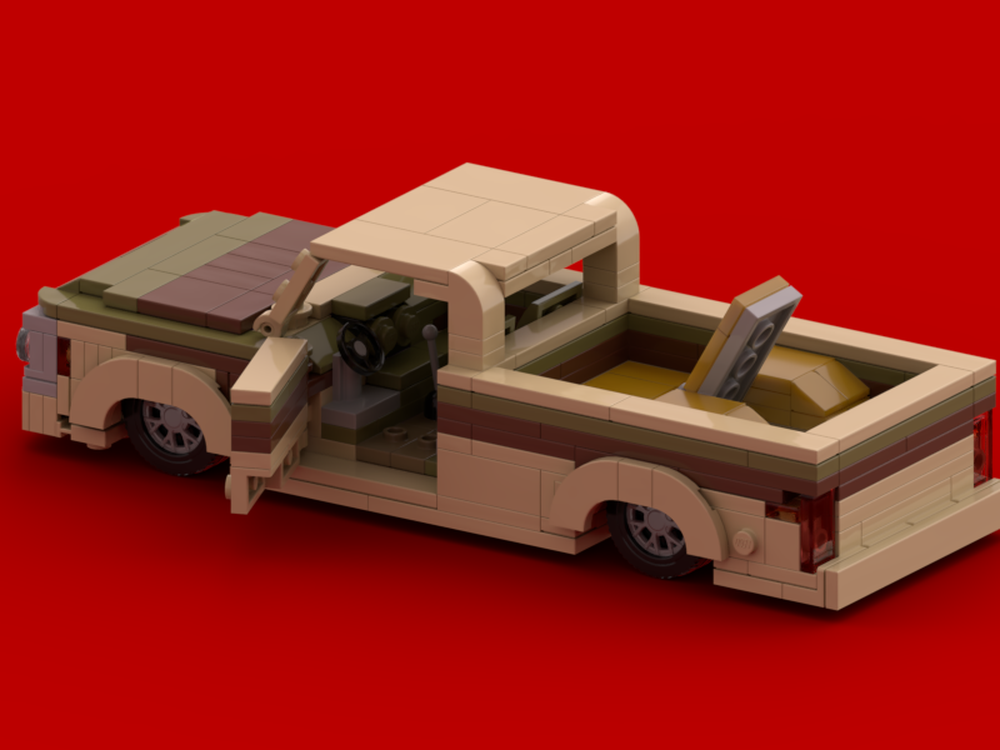 LEGO MOC GMC C10 'Texas Skidmark' by waffl_builds | Rebrickable - Build ...