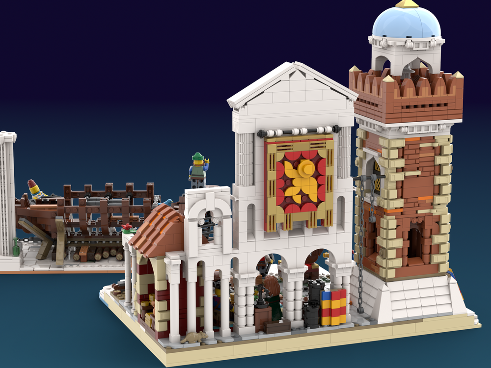 Lego Moc Renaissance Shipwright By Arselus Rebrickable Build With Lego