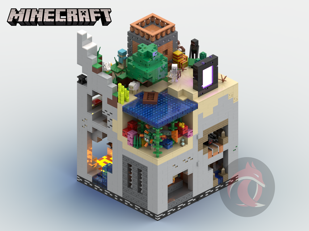 LEGO MOC Lego Minecraft World Adventure by Hanilo | Rebrickable - Build with LEGO