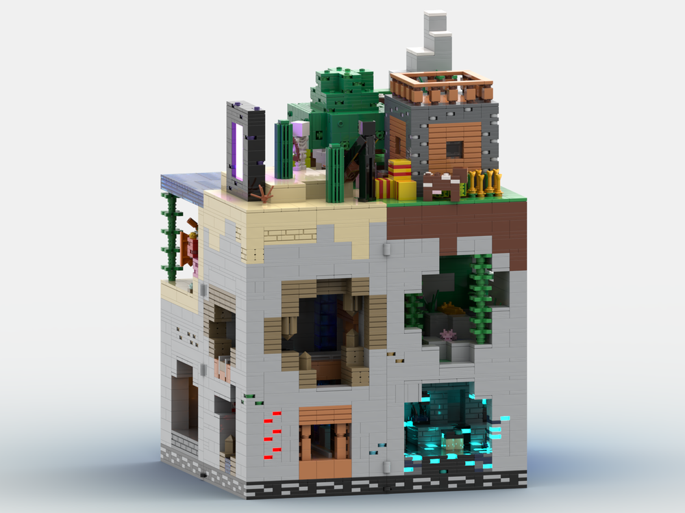 Lego Moc Lego Minecraft World Adventure By Hanilo Rebrickable Build