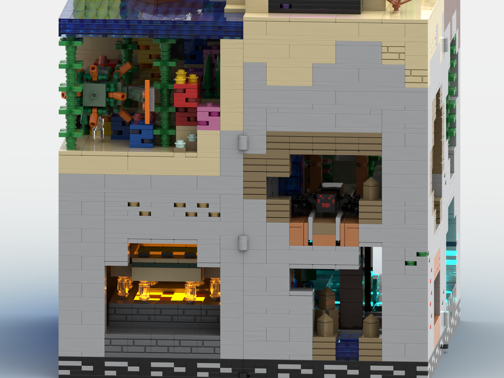 Lego Moc Lego Minecraft World Adventure By Hanilo Rebrickable Build