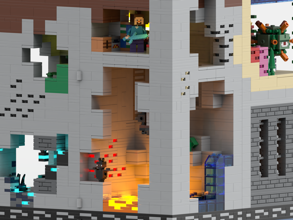 Lego Moc Lego Minecraft World Adventure By Hanilo Rebrickable Build