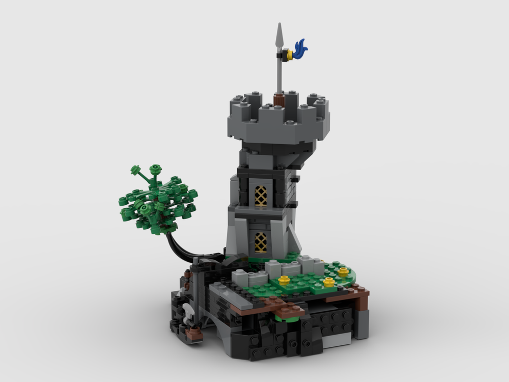 LEGO MOC 40601 - Tower on the rocky island by BloodyPun | Rebrickable ...