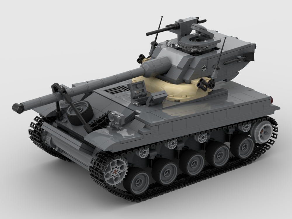 LEGO MOC AMX-13 Tank V3 by etphhm | Rebrickable - Build with LEGO