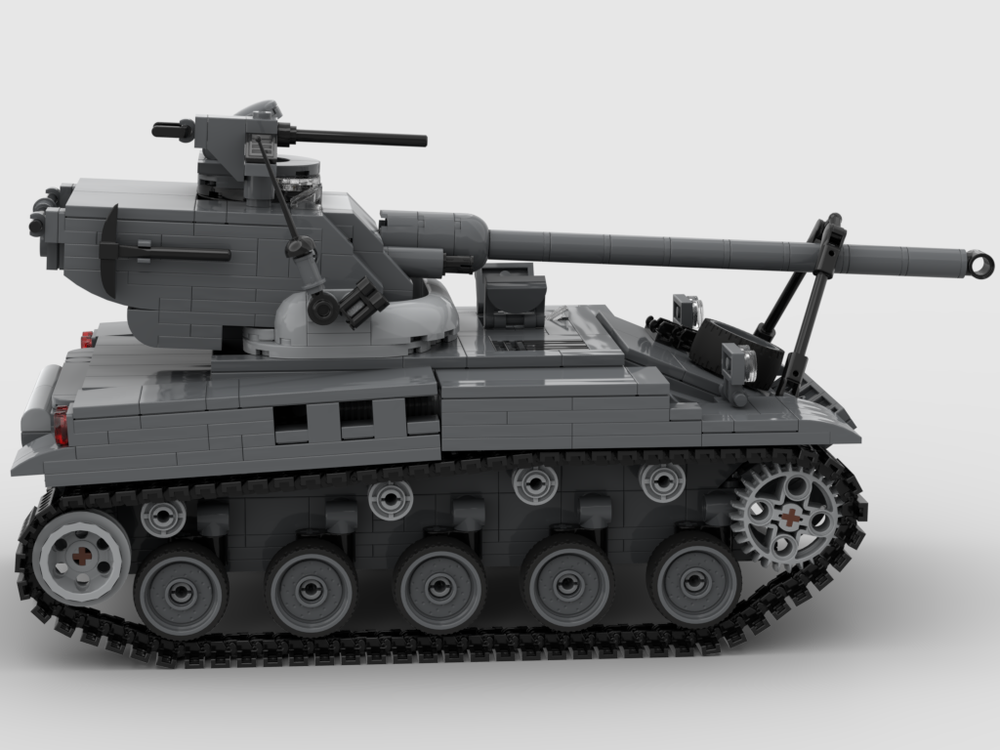 Lego Moc Amx 13 Tank V3 By Etphhm Rebrickable Build With Lego