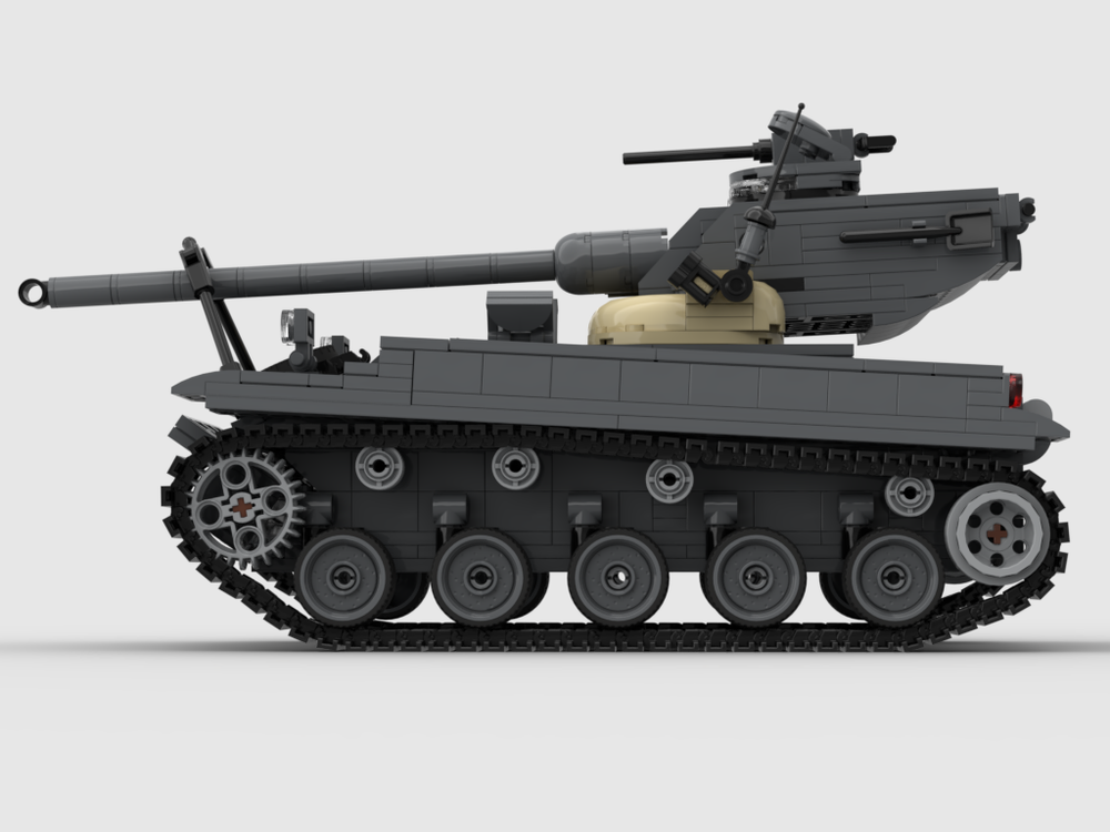 Lego Moc Amx 13 Tank V3 By Etphhm Rebrickable Build With Lego