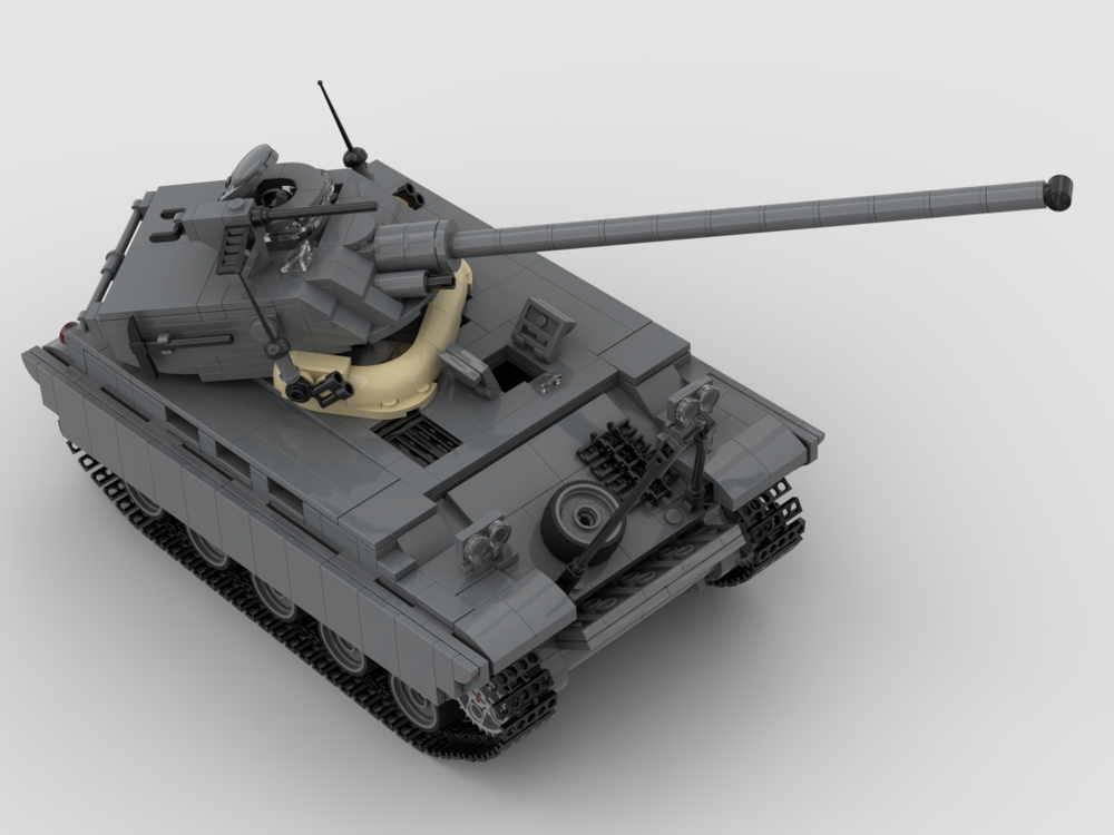 Lego Moc Amx 13 Tank V3 By Etphhm Rebrickable Build With Lego