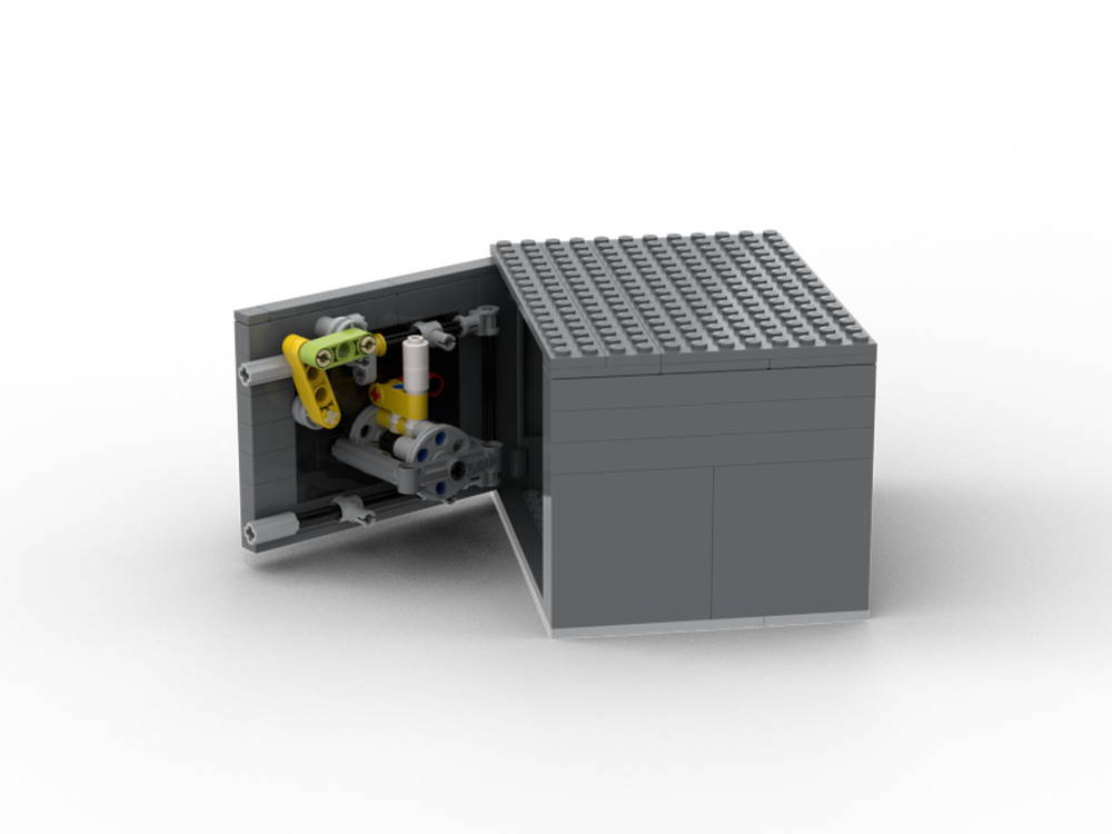 LEGO MOC Desktop Safe by brickbicycle | Rebrickable - Build with LEGO