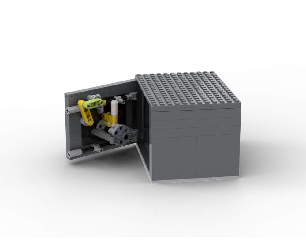 LEGO MOC Desktop Safe by brickbicycle | Rebrickable - Build with LEGO