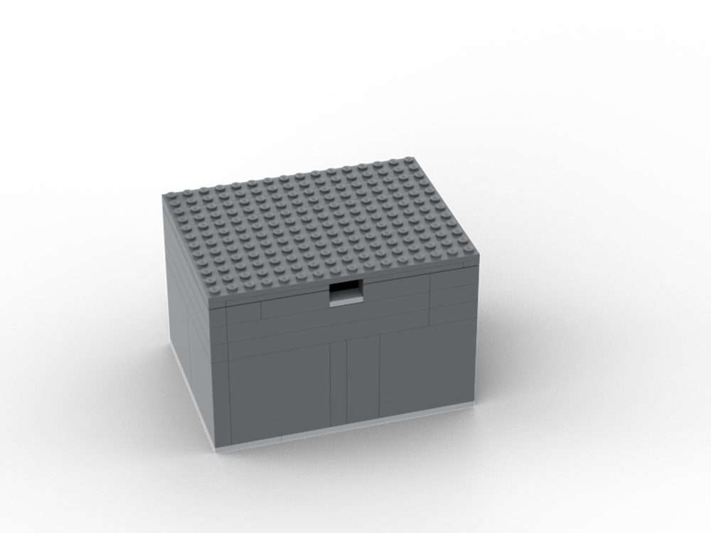 LEGO MOC Desktop Safe by brickbicycle | Rebrickable - Build with LEGO