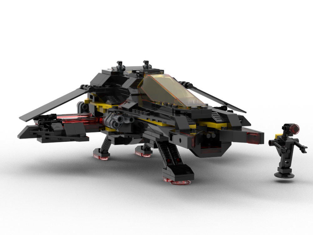 Lego Moc Gamma Ray Iv Blacktron Cruiser By Nezunoban Rebrickable