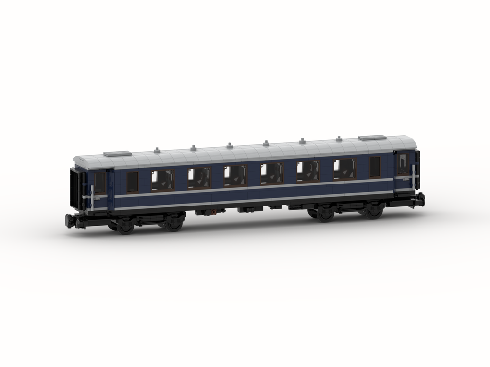 LEGO MOC F-Zug-Wagen: 2nd Class Passenger Coach (8W) by copernicus508 ...