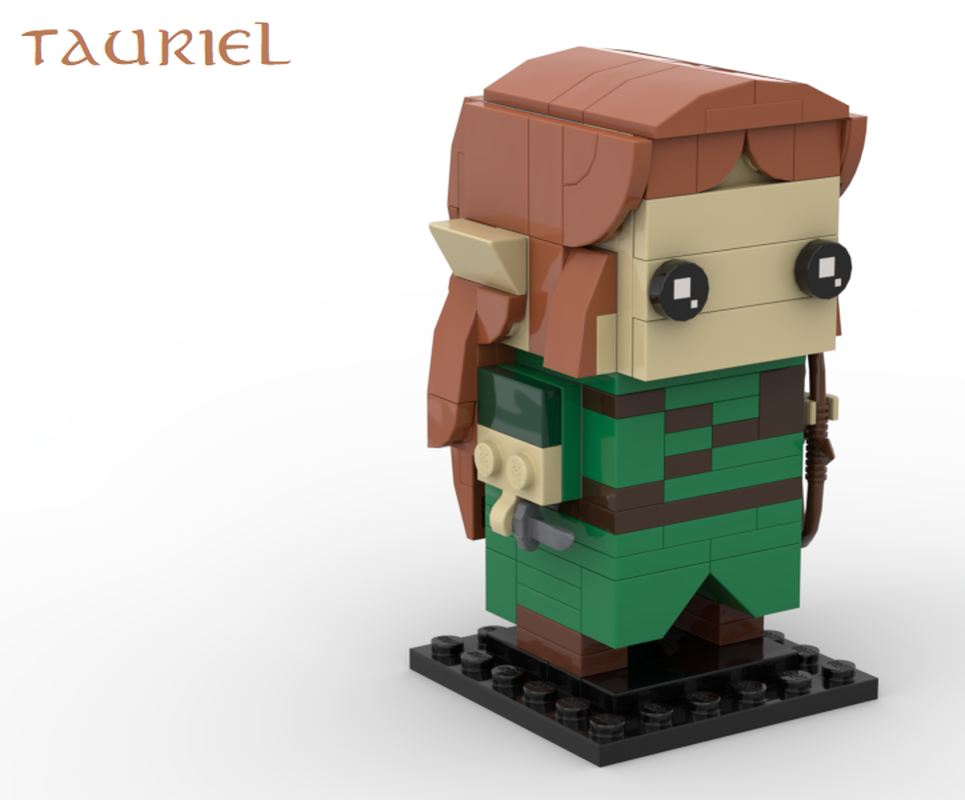 LEGO MOC Tauriel Brickheadz (Hobbit, Lord of the Rings) by YoJin ...