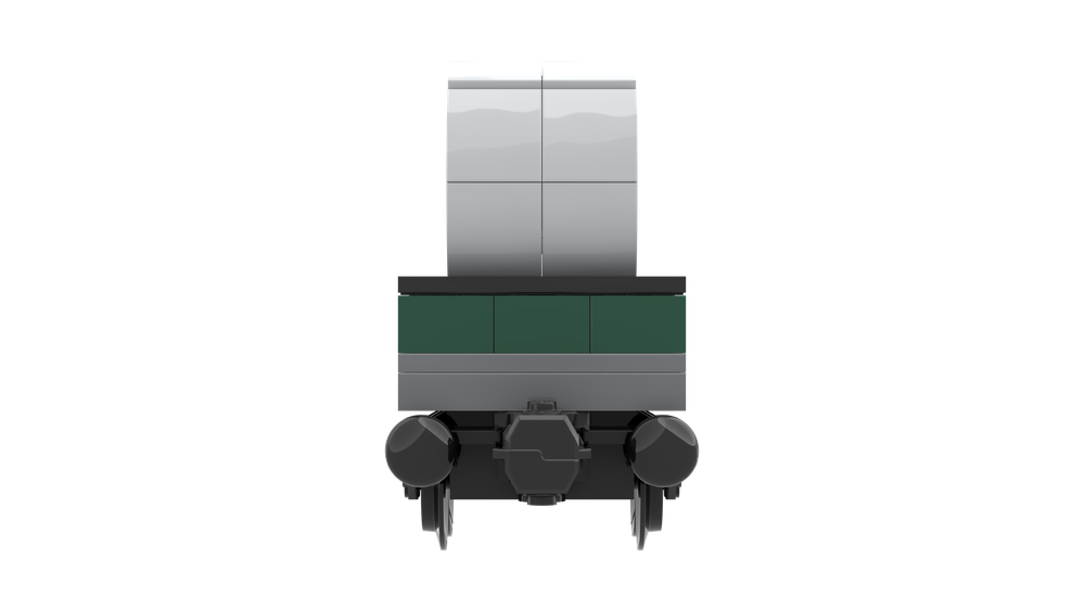 Lego Moc Steel Coil Wagon By Sparfelll Rebrickable Build With Lego