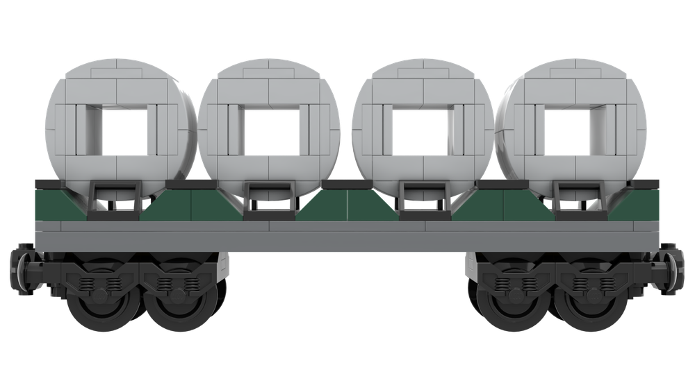 LEGO MOC Steel Coil wagon by Sparfelll | Rebrickable - Build with LEGO