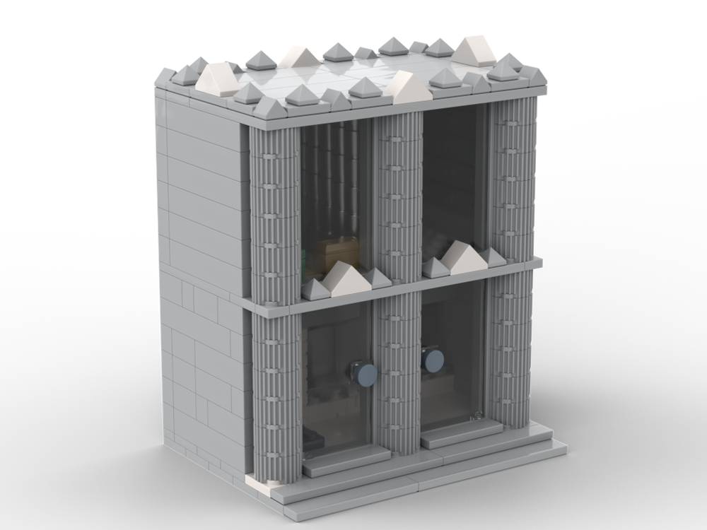 Lego Moc Brick Bank Modular 3 By Rightbrick Rebrickable Build With
