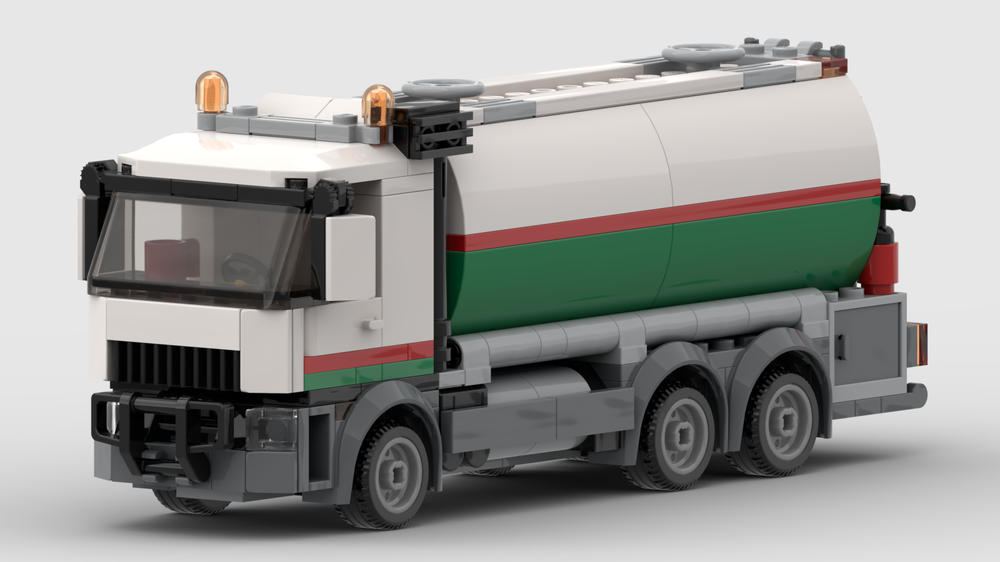 LEGO MOC Octan tanker truck by phigeon | Rebrickable - Build with LEGO