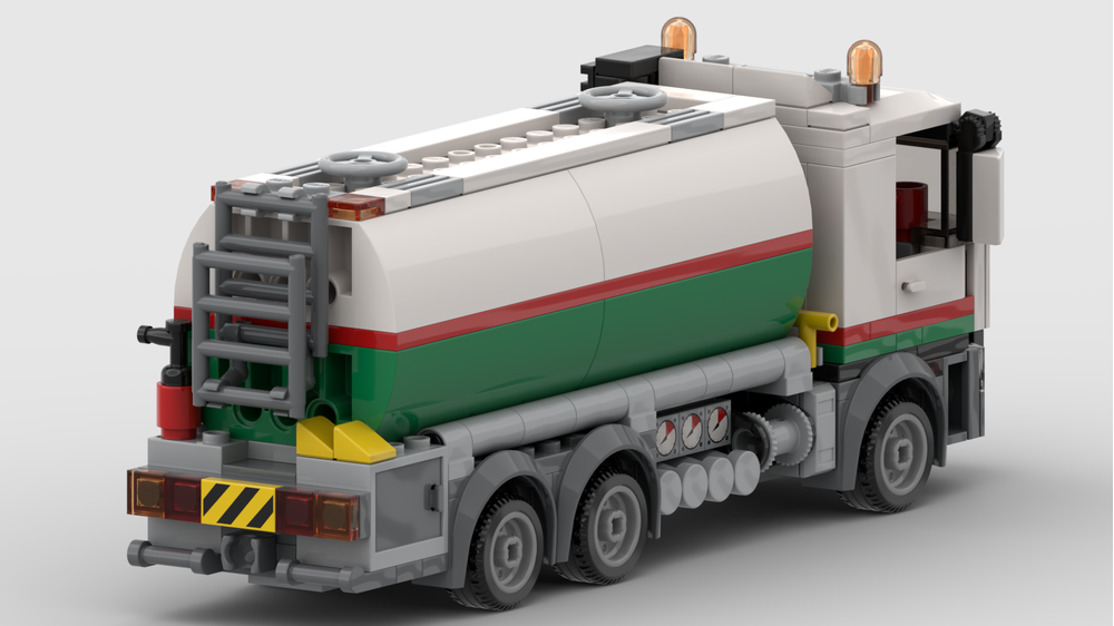 LEGO MOC Octan tanker truck by phigeon | Rebrickable - Build with LEGO