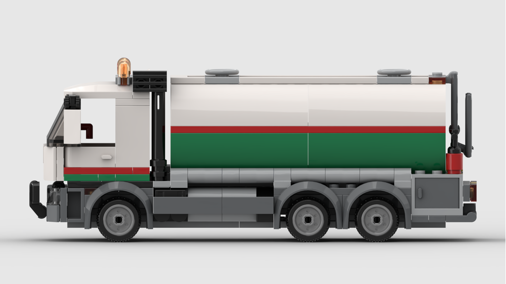 Lego Moc Octan Tanker Truck By Phigeon Rebrickable Build With Lego