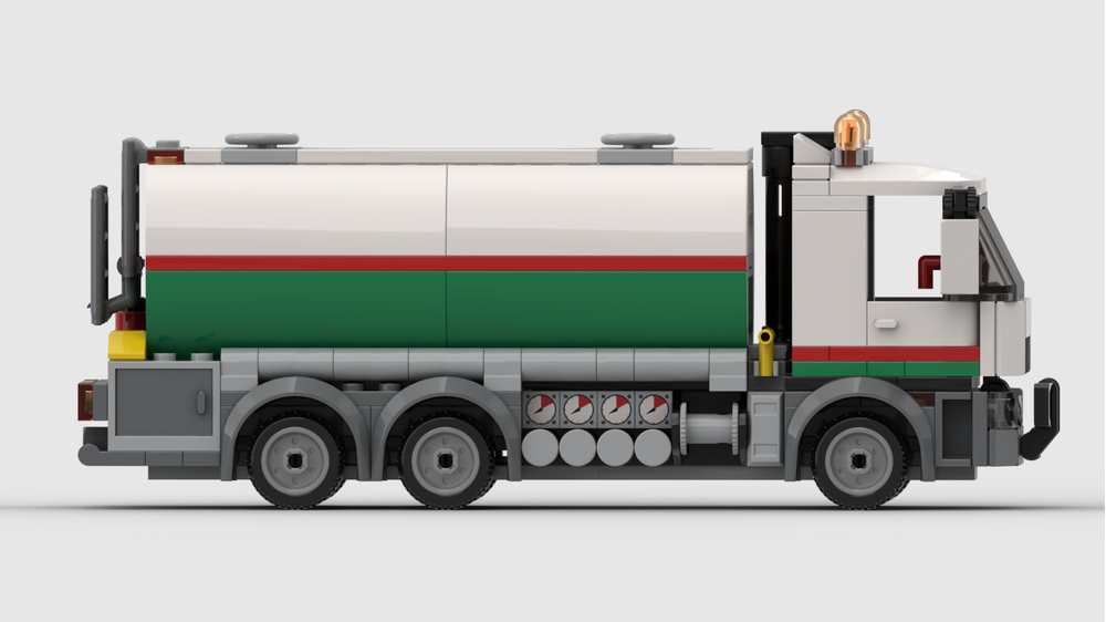 LEGO MOC Octan tanker truck by phigeon | Rebrickable - Build with LEGO