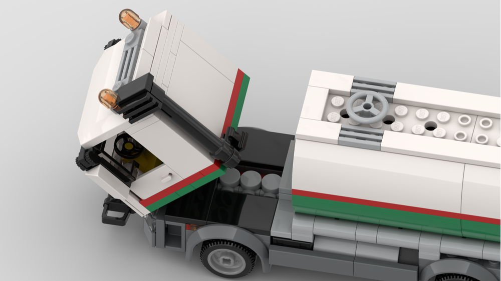 Lego Moc Octan Tanker Truck By Phigeon Rebrickable Build With Lego