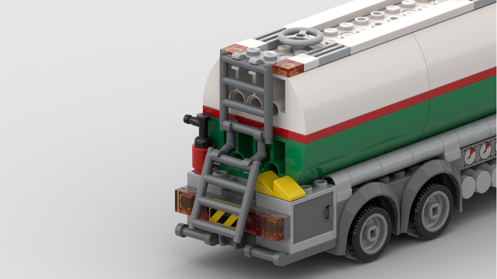 Lego Moc Octan Tanker Truck By Phigeon Rebrickable Build With Lego