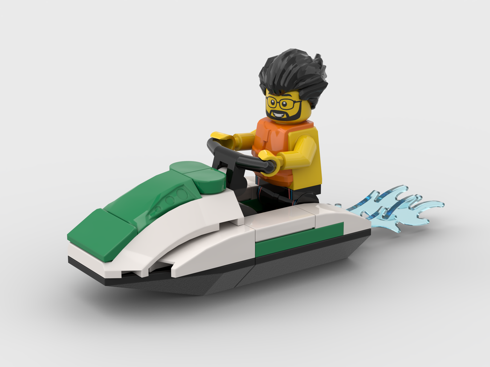 LEGO MOC-190299 Jet Ski by BrickHappens | Rebrickable - Build with LEGO