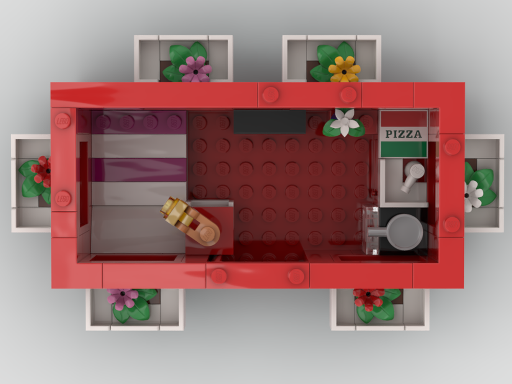 LEGO MOC-190300 Up scaled brick 2x4 house by That Lego Dude ...