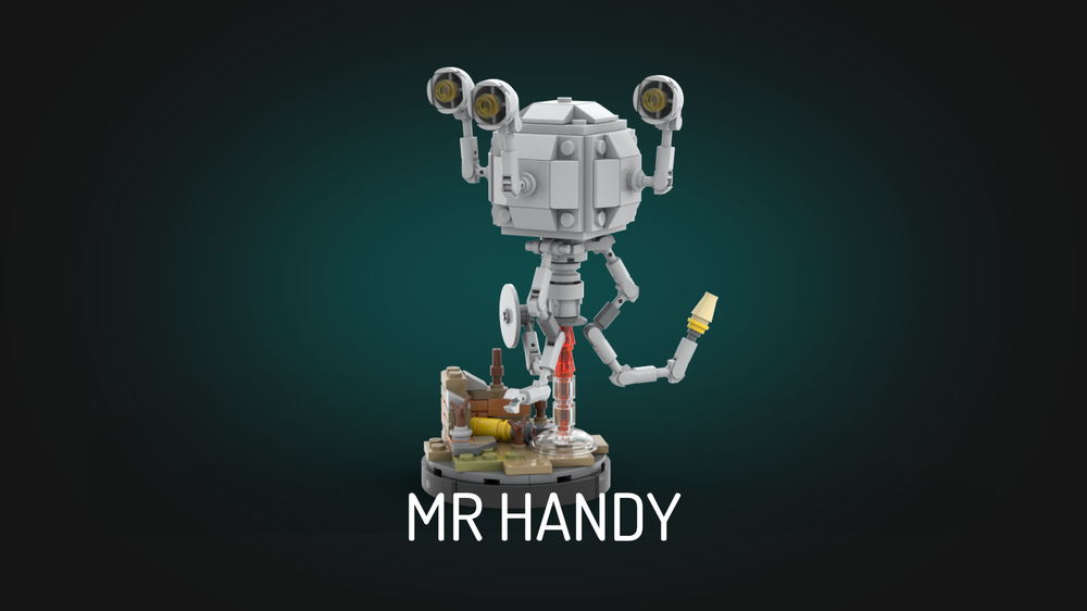 LEGO MOC Mr Handy | Fallout by obiblock | Rebrickable - Build with LEGO