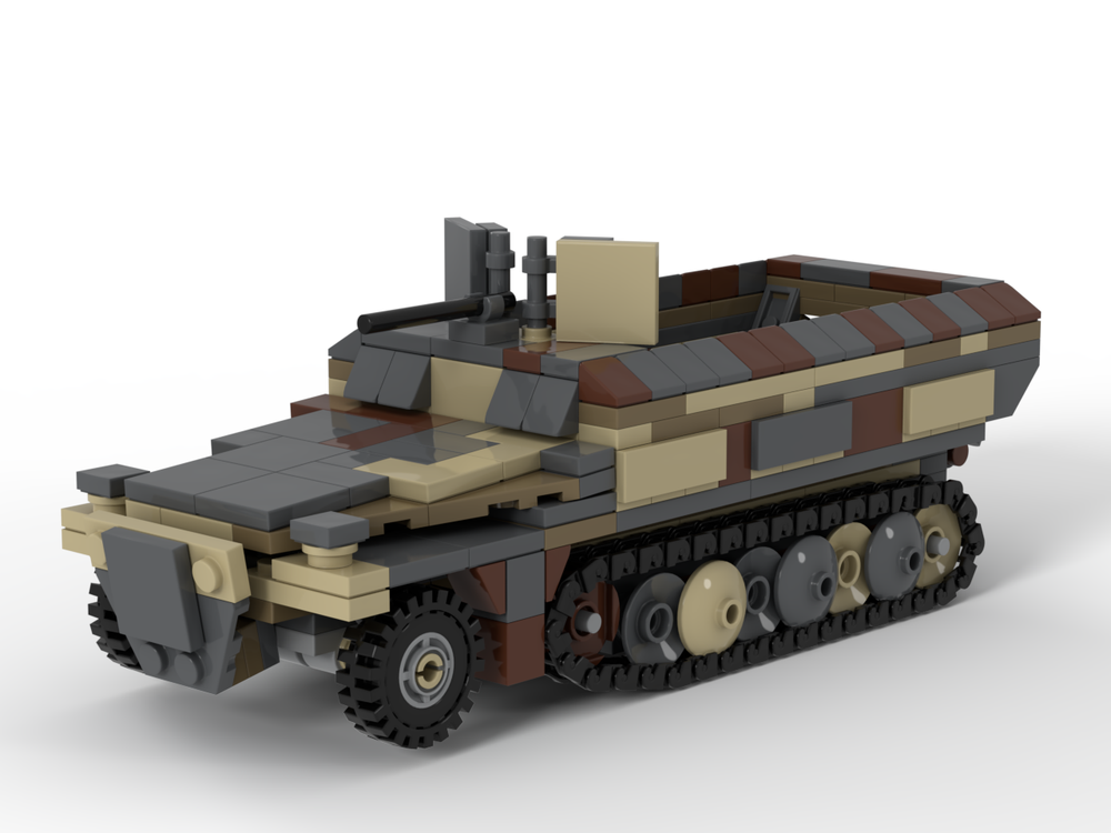 LEGO MOC Sdkfz 251/1 by arathemis | Rebrickable - Build with LEGO