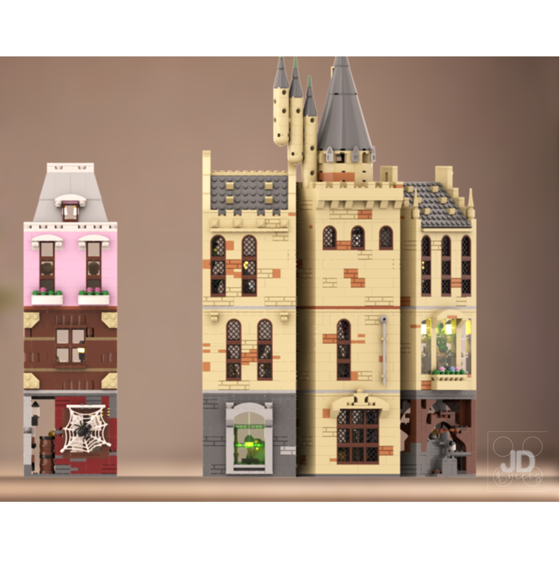 LEGO MOC Minifigure Display Case - Dumble dore's Office by JD Bricks ...