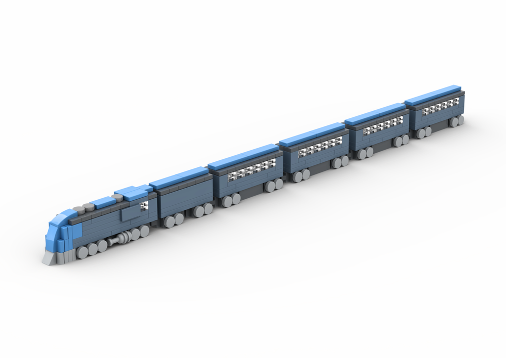 LEGO MOC Streamliner Passenger Train by The Bobby Brix Channel ...