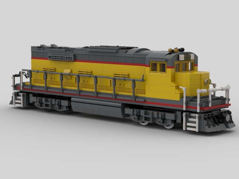 LEGO MOC Union Pacific GP-38 with "twin" PU power Opition by Bedwell ...
