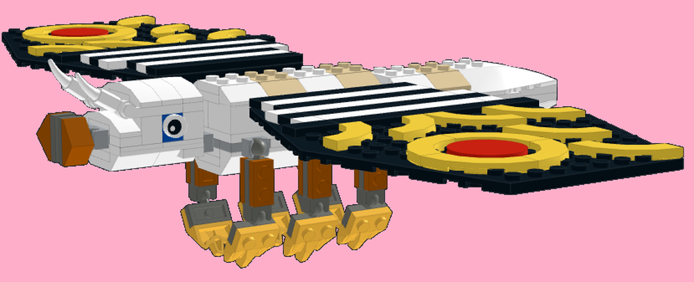 LEGO MOC The mighty, the majestic... Mothra! by dannoble1592 ...