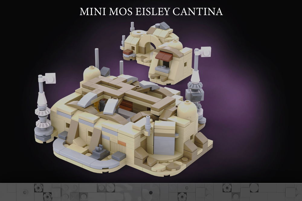 LEGO MOC Mini Mos Eisley Cantina by christromans | Rebrickable - Build ...