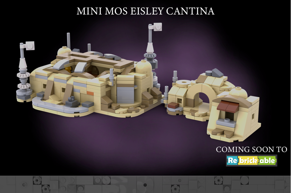 LEGO MOC Mini Mos Eisley Cantina by christromans | Rebrickable - Build ...